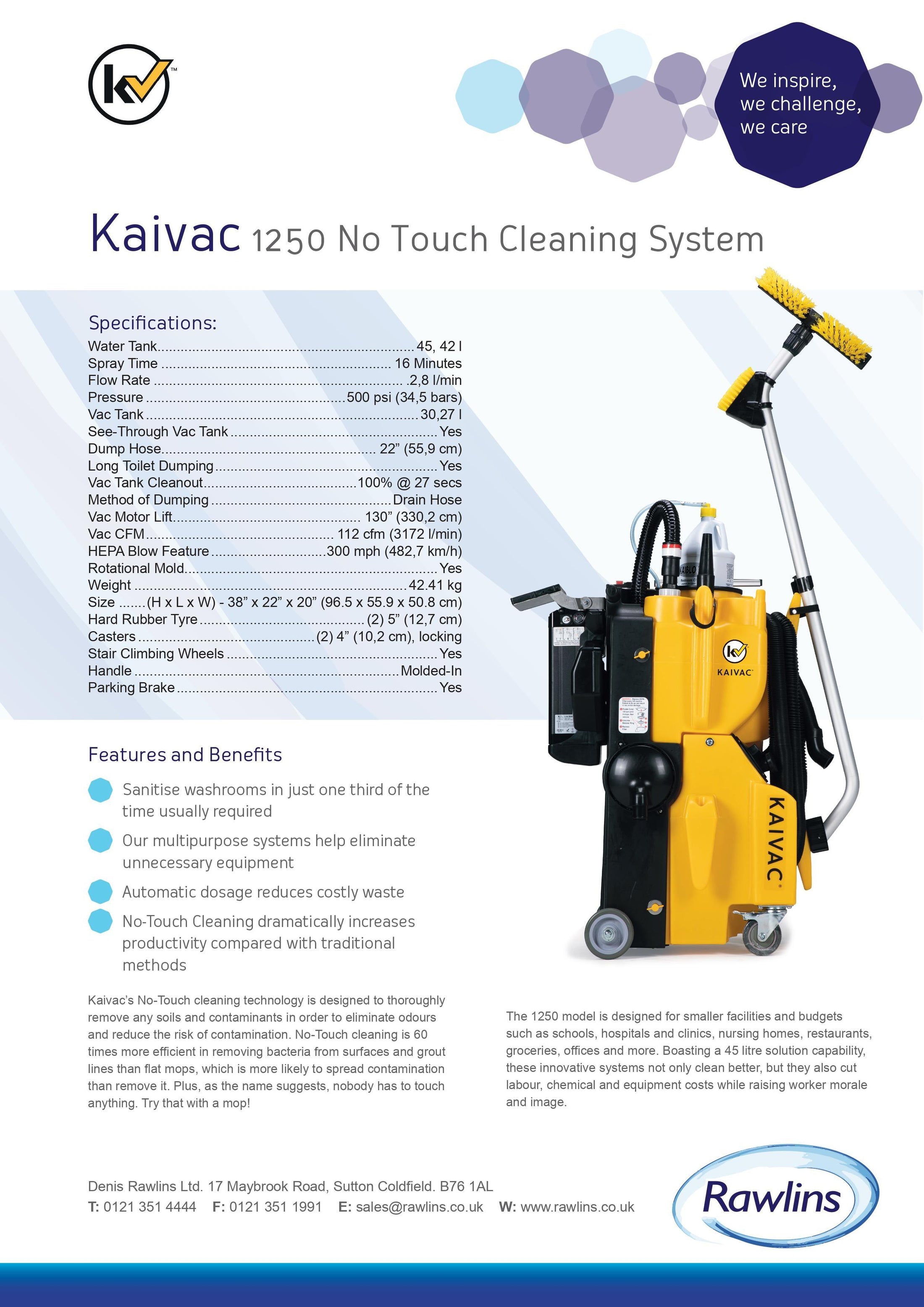 Kaivac No Touch Cleaning Mahcine – Rawlins